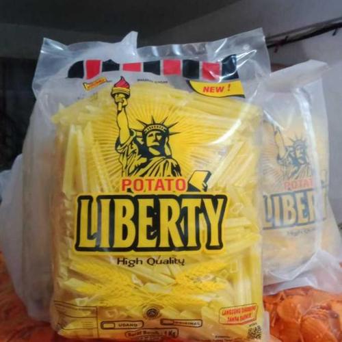 Jual [BAL] KERUPUK KRUPUK POTATO KENTANG LIBERTY 5 PACK X 1KG - POTLIB ...