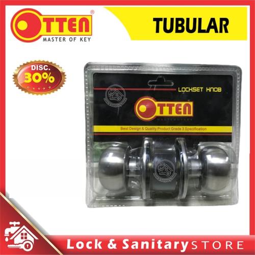 Jual Handle Pintu Bulat TBR OTN Tubular Lock Set Kunci Bulat - Kota ...