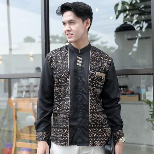 Jual Baju Koko Motif Batik Koko Motif Batik Jarilist Koko Kombinasi ...