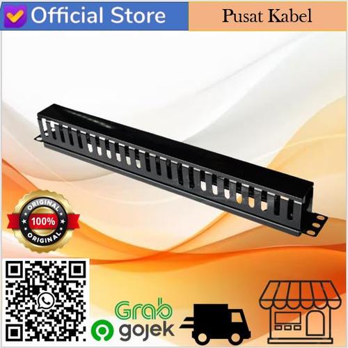 Jual Wiring Plastik 1u / Wire Management 1u / management Kabel 1u PVC ...