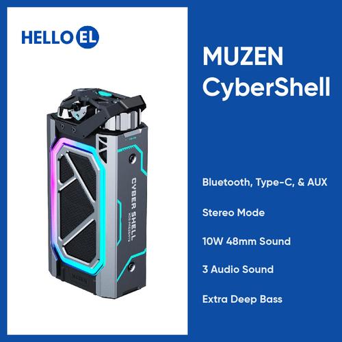 Jual Muzen Cyber Shell CyberShell Bluetooth Type C AUX Stereo Mode ...