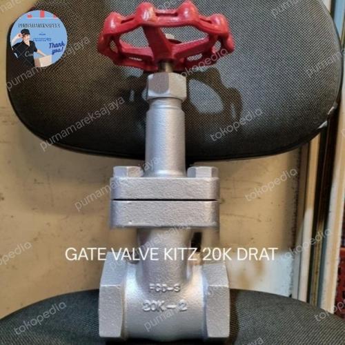 Jual GATE VALVE KITZ FCD-S DRAT 20K 2" INCH - Jakarta Barat ...
