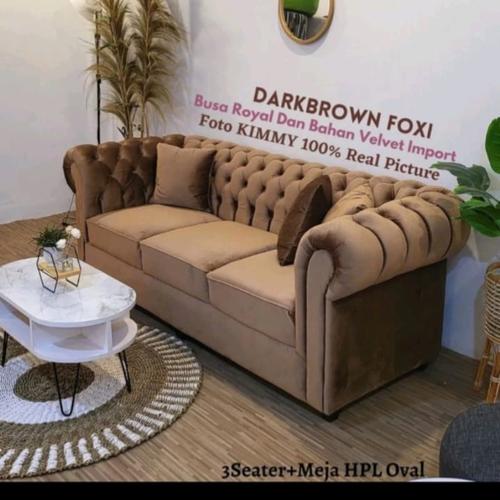 Jual SOFA 3 SEAT KANCING LUXURY / KURSI DUDUKAN 3 / SOFA MINIMALIS ...