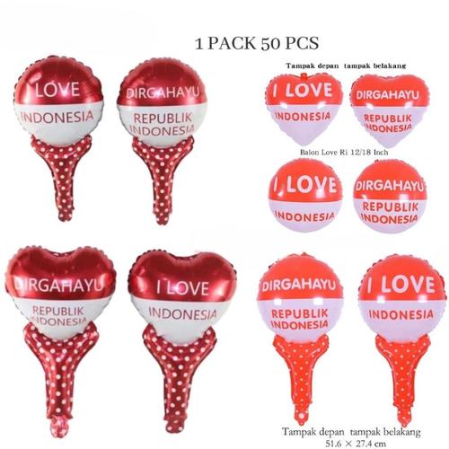 Jual Balon Pentung Merah Putih Hiasan 17 Agustus Dirgahayu HUT RI ...