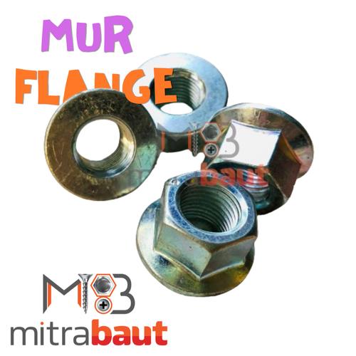 Jual Mur Flange untuk Baut Flange - m8 - Kota Medan - Mitra Baut Medan ...