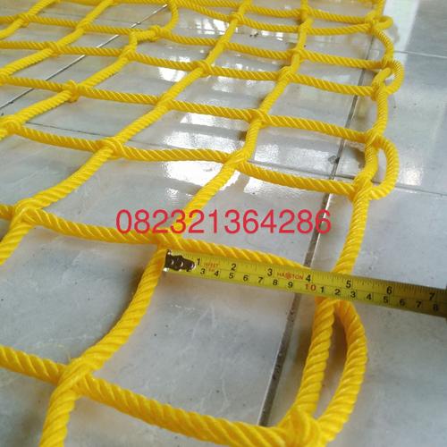 Jual jaring tambang PE 10mm lubang kotak, jaring pengaman, jaring ...