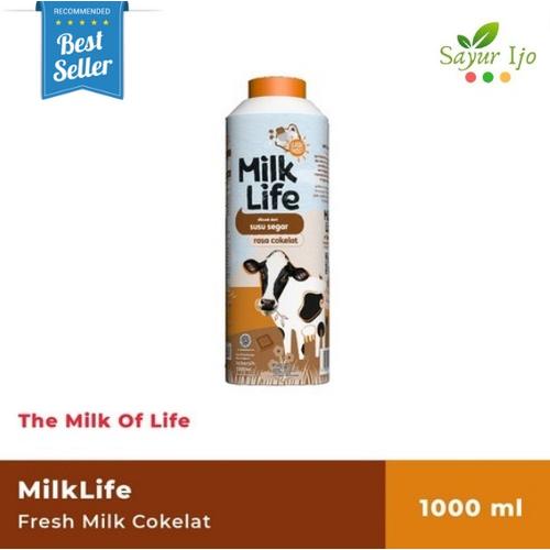 Promo MilkLife Fresh Chocolate Milk 1 Liter / Pack 100% Susu Sapi Segar ...