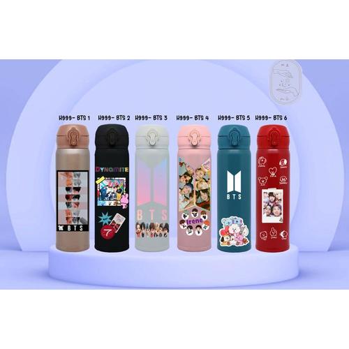Jual Miso Custom Termos Bts/Bt21/Termos Panas Dingin 8 Jam/500Ml - ROSEGOLD, CETAK 1 SISI ...