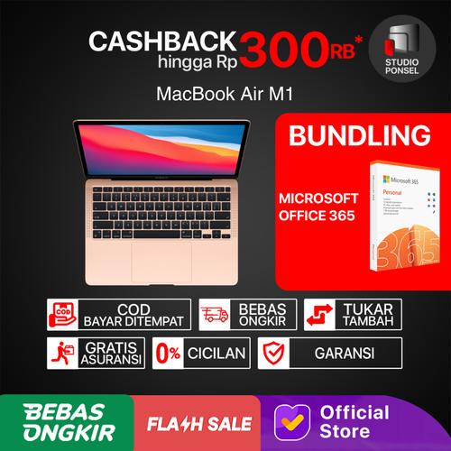Promo Apple MacBook Air 2020 M1 Chip 13 inch 512GB Touch ID Grey Silver Gold - iBox 256 Promo ...