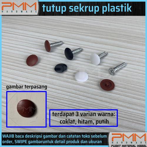 Jual tutup skrup plastik FELTERRE | penutup sekrup dop screw cap cover ...