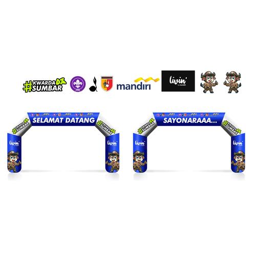 Jual Balon Gate Inflatable 4x6 Pesanan Bapak Tri Bharata - Kota ...