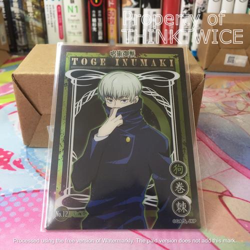 Jual Jujutsu Kaisen Toge Inumaki Card Collection - kartu koleksi - Kota ...