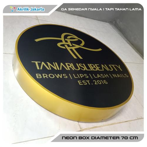 Jual Neon Box Bulat diameter 70cm - 1 sisi - Tiang 4m - Jakarta Timur ...