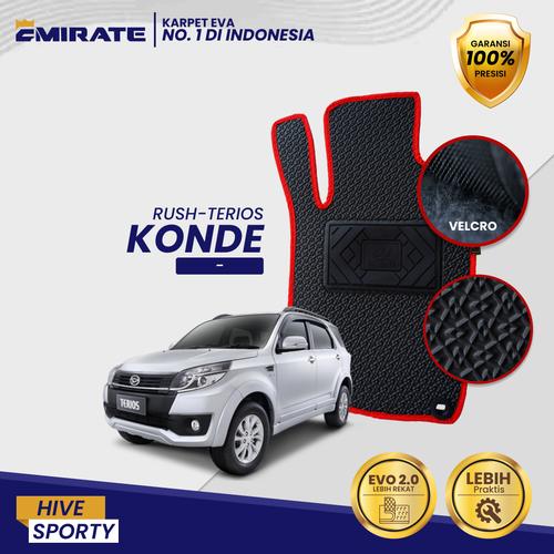 Jual Karpet Mobil Hive Rush Terios Konde Bahan EVA Premium - Biru, 3 ...