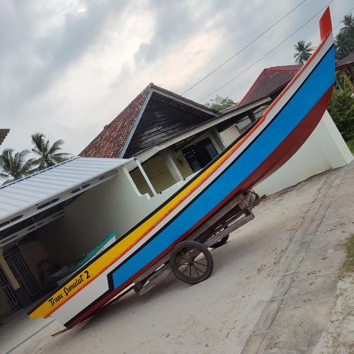 Jual Kapal Perahu Full Fiberglass Panjang 6M X 1.4M Extra Sayap Kiri ...