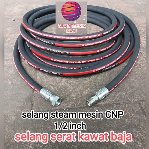 Jual selang steam cuci motor mobil mesin CNP selang lapis kawat baja ...