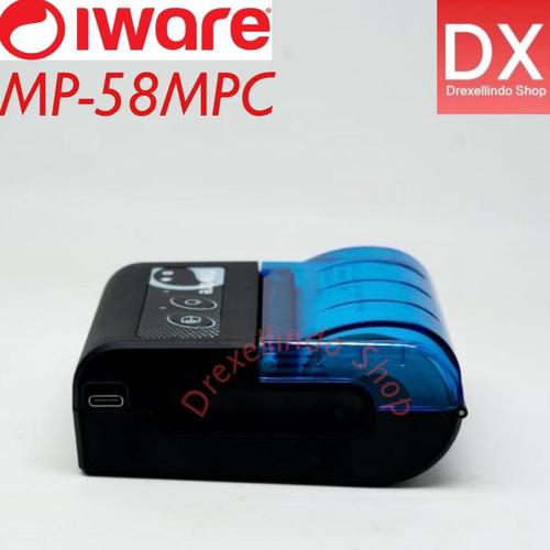 Jual Mobile Printer Thermal Receipt 58mm IWARE MP-58MPC / MP-58MP / C58MP / 58MP USB Bluetooth ...