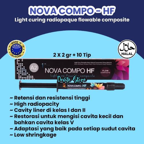 Promo COMPOSITE FLOW NOVA COMPO FLOWABLE HF ( HIGH FLOW) IMICRYL - NOVA ...