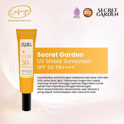 Promo Secret Garden UV Shield Sunscreen SPF50 PA++++ 35ml - Tabir Surya ...