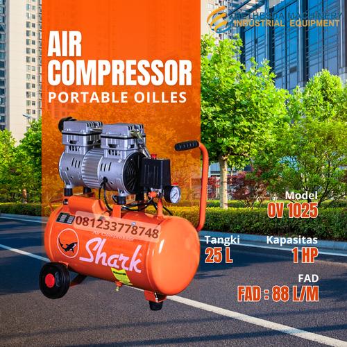Jual Mesin Kompresor Tanpa oli 1 HP oilless Compresor Shark 1 HP - OV ...
