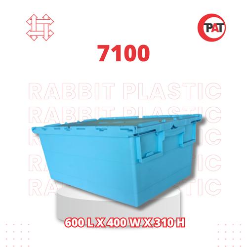 Jual Container box plastik dengan tutup - Rabbit 7100 - Kab. Bekasi ...