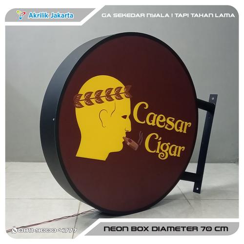 Promo Neon Box Bulat diameter 75cm - 2sisi - Neon box - Jakarta Timur ...