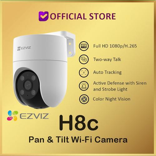 Promo Ezviz H8c Outdoor CCTV Pan & Tilt Wifi IP Camera Auto Tracking ...