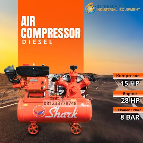 Jual Mesin Kompresor Udara 15 HP ZS1125 / Shark Air Compressor 15 PK 8 ...