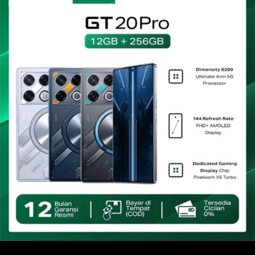Jual INFINIX GT 20 PRO 5G RAM 8GB / 256GB NEW GARANSI RESMI INFINIX ...