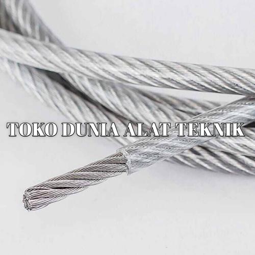Jual Promo Kawat Sling Baja Lapis Plastik PVC 10 mm Tali Sling Galvanis ...