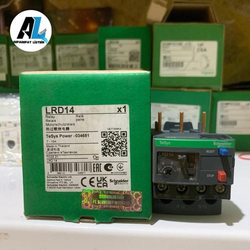 Jual LRD14 Thermal Overload Relay Schneider LRD14 Original - Jakarta ...