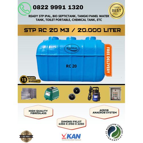 Jual STP Biotech Tipe RC 20. 20 M3/20.000 liter, Septic Tank Biotrue ...