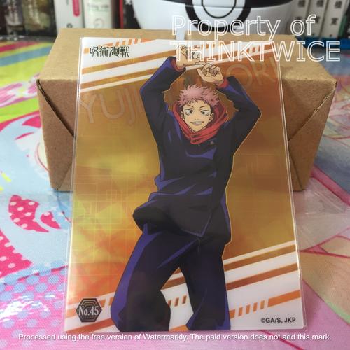 Jual Jujutsu Kaisen Itadori Yuji Card Collection - kartu koleksi - Kota ...