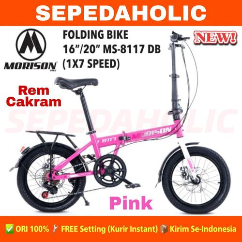Jual Sepeda Lipat MORISON MS 8117 DB Ukuran 16 & 20 Inch Anak dan ...