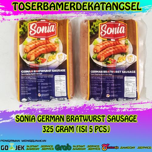 Jual SONIA German Bratwurst Sausage / SONIA Sosis Bratwurst Jerman 325 ...