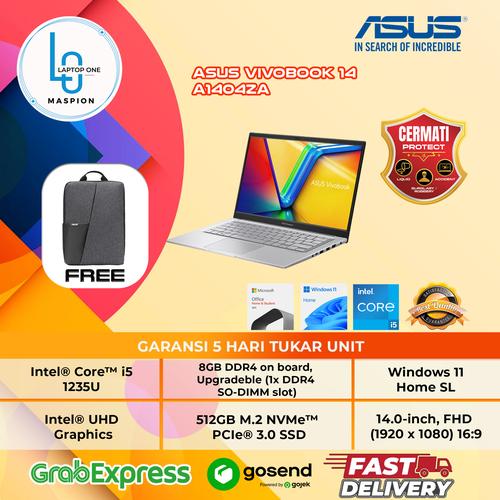 Jual ASUS VIVOBOOK 14 A1404ZA I5 1235 8GB 512GB W11+OHS 14.0FHD VIPS ...
