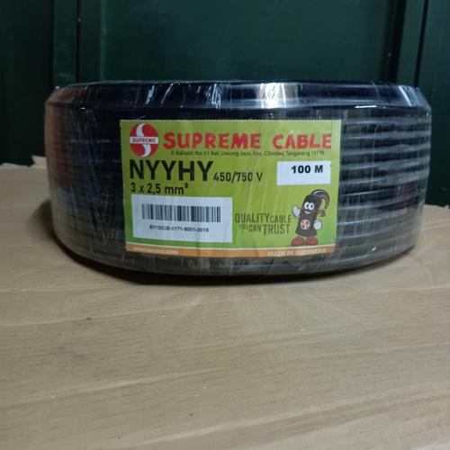 Jual KABEL NYYHY 3X2,5 MM / 3X2,5MM / 3X2.5 SUPREME ROLL 100M - Jakarta ...