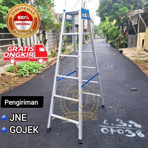 Promo TANGGA LIPAT 2 METER / TANGGA 2 FUNGSI BAHAN ALUMUNIUM KUAT KOKOH ...