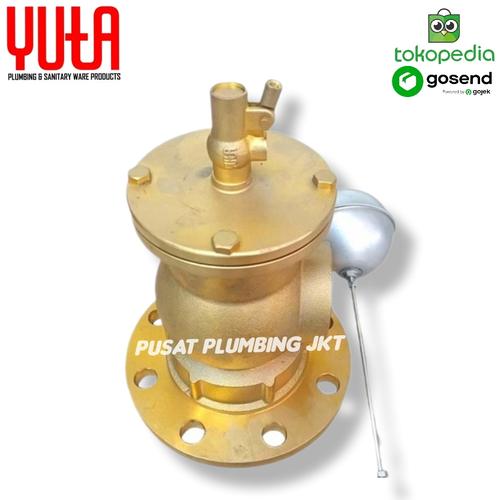 Jual Pelampung / Floating Valve Yuta 4" inch Bola Stainless/Pelampung air Yuta 100mm Flange Jis ...