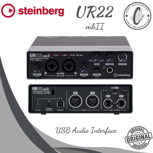 Jual Steinberg UR22 MKII USB Audio Interface Soundcard Original UR-22 ...