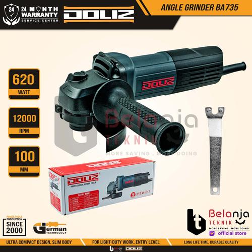 Jual Doliz Mesin Gerinda Tangan Listrik BA 735 Angle Grinder BA735 620 ...