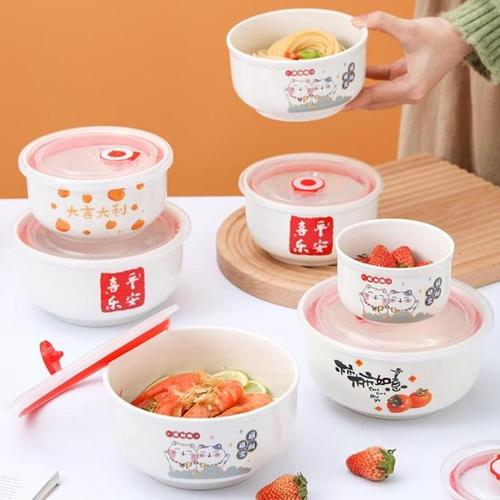 Jual Ready NT021 Toples Makanan Keramik Dengan Tutup Set 3 in 1 Sealed ...