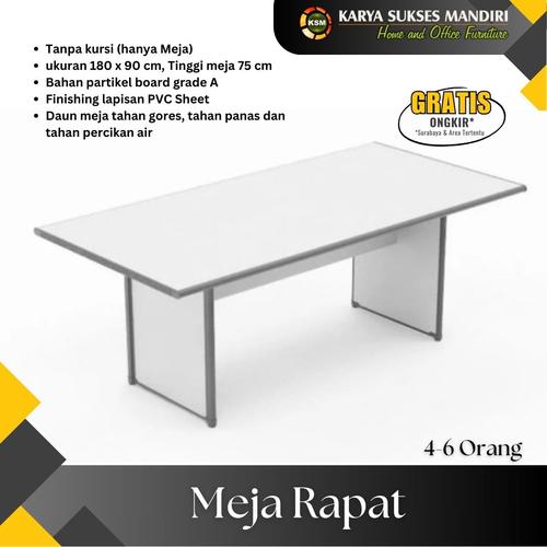 Jual Meja Rapat Meja Meeting Conference Table Persegi 180 x 90 Cm ...