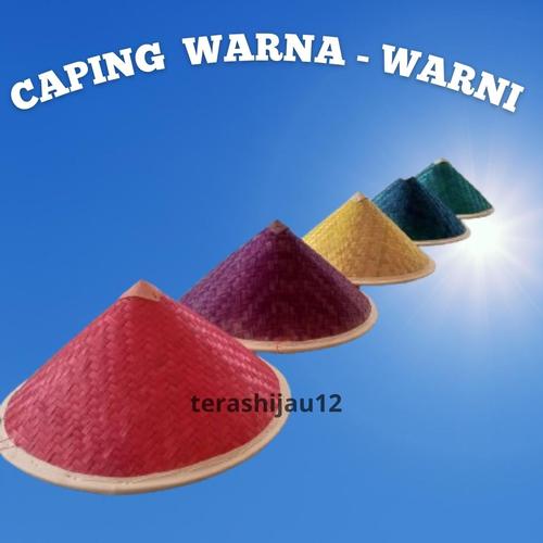 Jual caping bambu warna / topi caping bambu petani - Kab. Kebumen ...