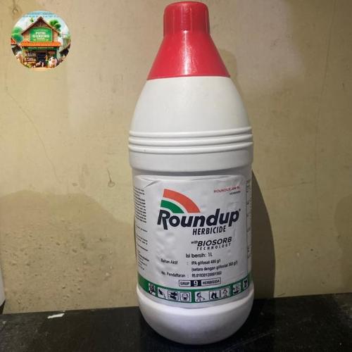 Jual Ready Roundup 1 Liter 1000 Ml Herbicide Biosorb Tech Asli Original ...