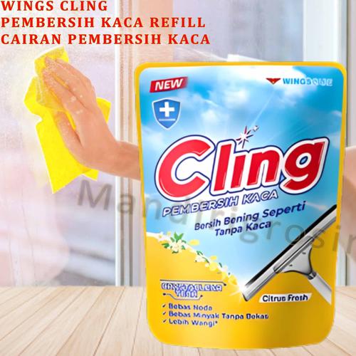 Promo Cling* Wings* Pembersih kaca* Lemon Fresh* Net.425ml - Jakarta ...