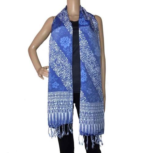 Jual Syal batik /Scraf Batik /Selendang Batik /Pashmina Batik Biru ...