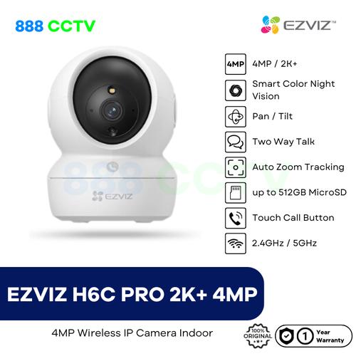 Jual EZVIZ H6C Pro 4MP 2K+ CCTV Wifi Camera Indoor Smart Color Night ...