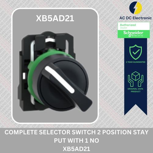 Jual SCHNEIDER SELECTOR SWITCH 2 POSISI 1 NO STAY PUT XB5AD21 - Kota ...