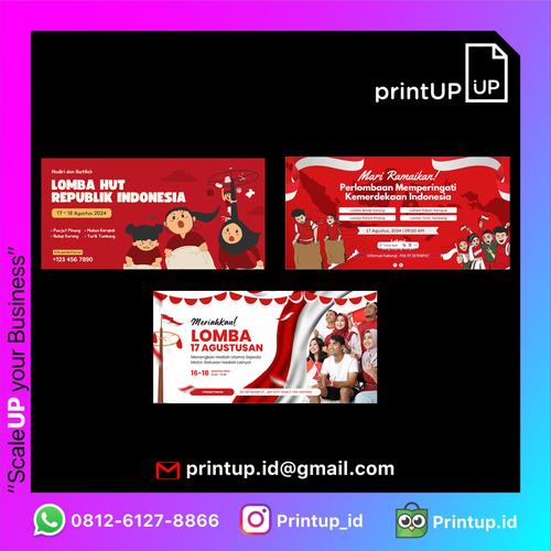 Jual Cetak Banner Kemerdekaan 17 Agustus Custom / Print Spanduk ...